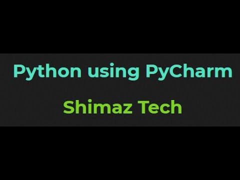 Python Using Pycharm - YouTube