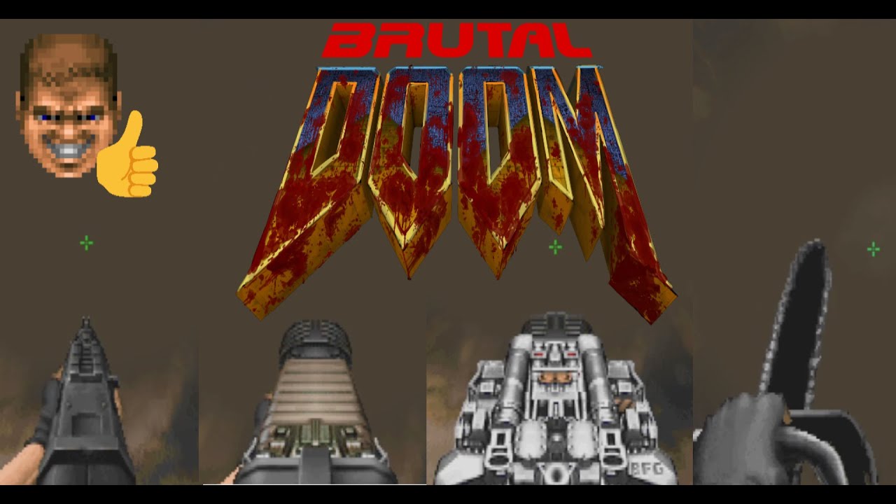 (OUTDATED) Brutal Doom V22 Beta 2 - All Weapons Showcase - YouTube