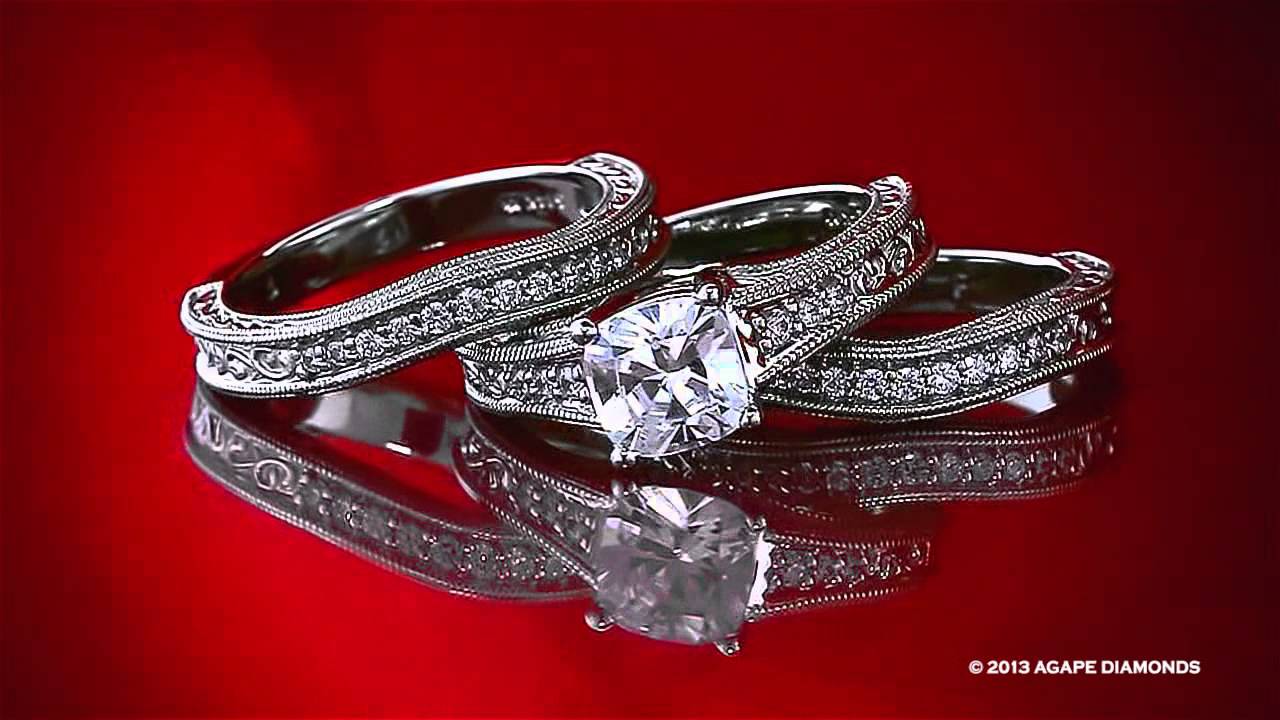 LAB CREATED DIAMONDS AGAPE JR5102 - YouTube