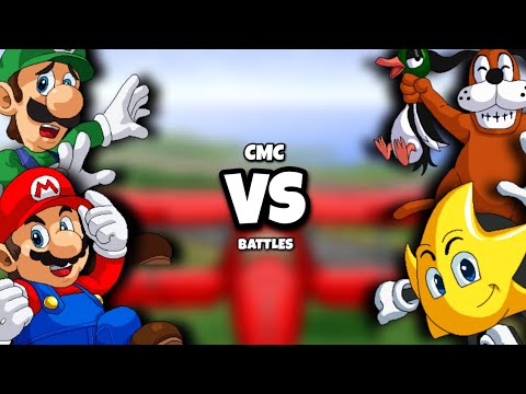 SSBC CMC REPLAYS - TEAM BATTLE (Mario y Luigi vs Ristar y duck hunt ...