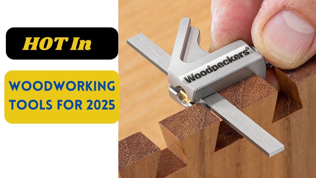 WHAT'S HOT in Woodworking Tools for 2025 from Woodpeckers, Bosch, and ...