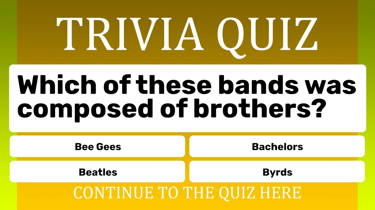 General Knowledge For Trivia Experts - YouTube