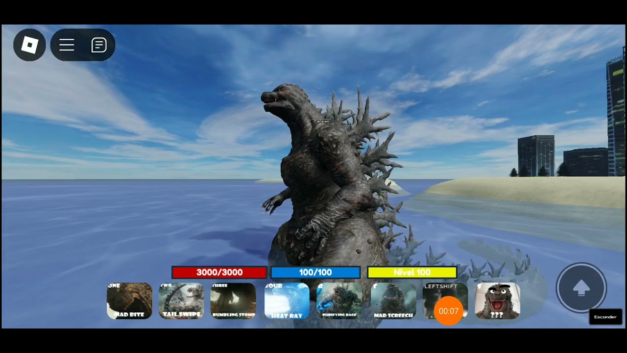 godzilla menus one roar - YouTube