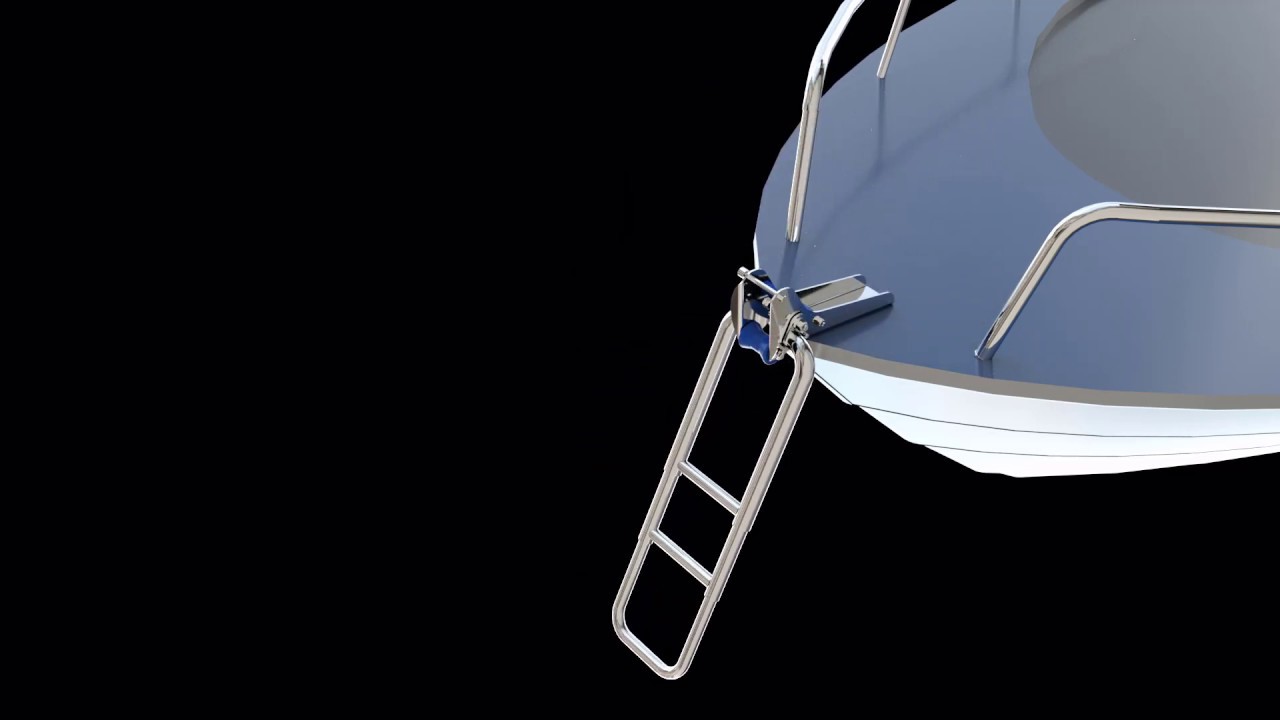 Jacobs Ladder Boating Ascend 3 Step Extendable - YouTube