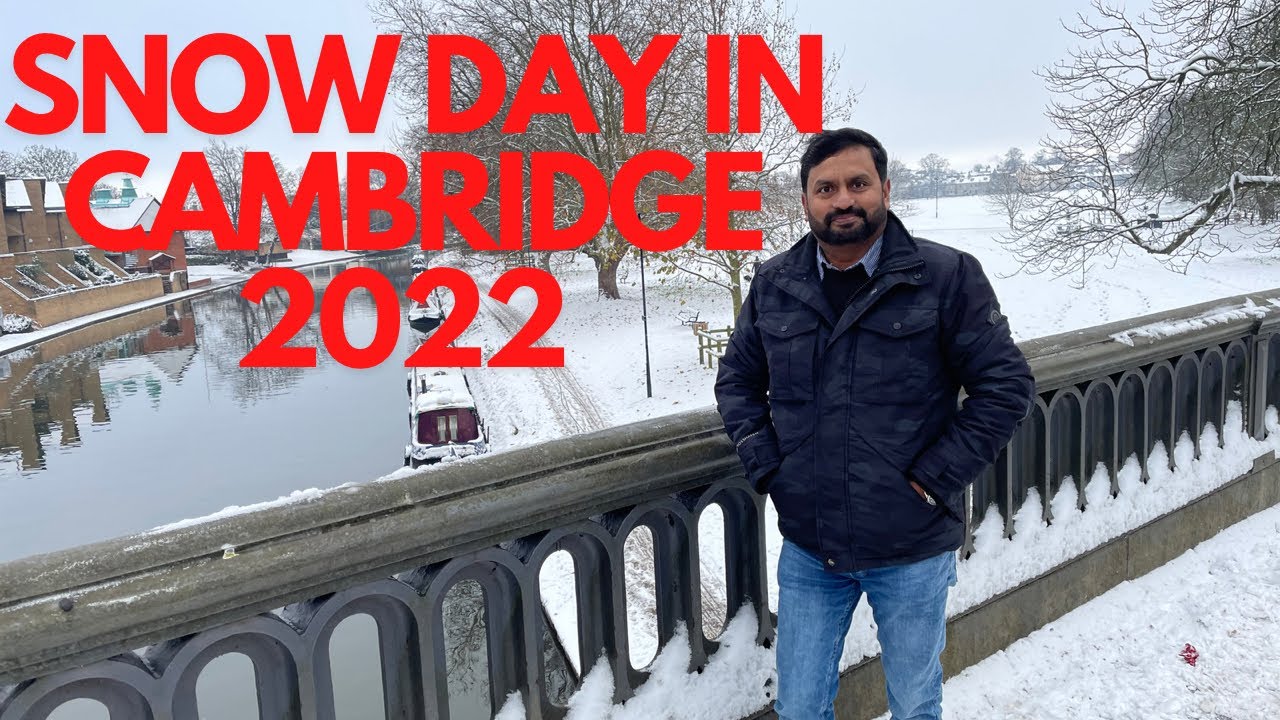 Snow day in Cambridge 2022 - YouTube