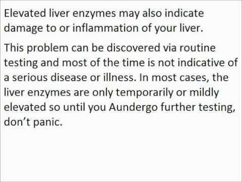 Elevated Liver Enzymes Causes and Treatments - YouTube