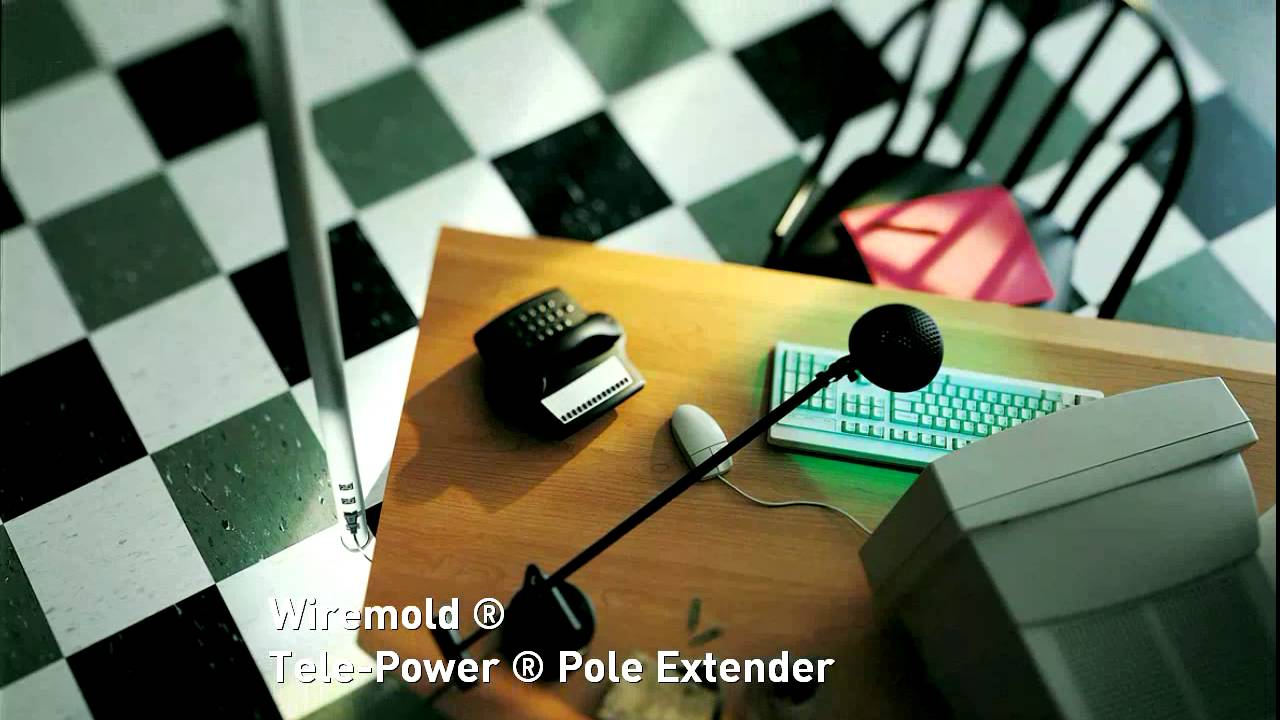 Wiremold: Benefits of the Tele-Power Pole Extenders - YouTube