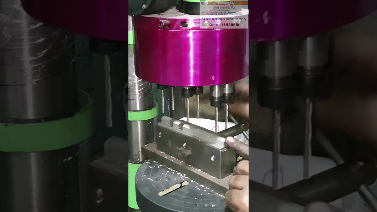 Multi-Spindle drilling machine - YouTube