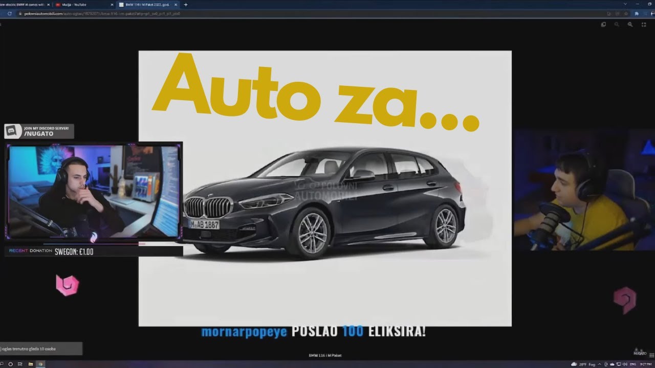 NUGATO KOMENTIRA MUDJIN BMW - YouTube