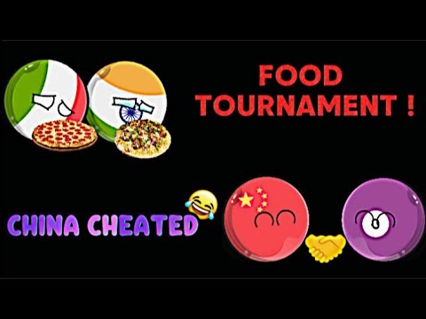 Countries Food tournament Competition 😁💀 | In Nutshell | #countryballs ...
