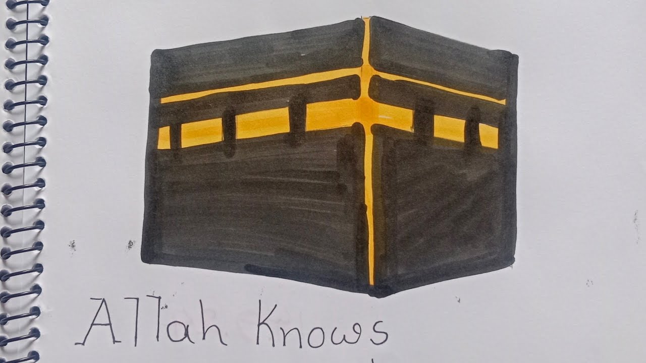 Beautiful easy drawing ||Kaba Sharif - YouTube