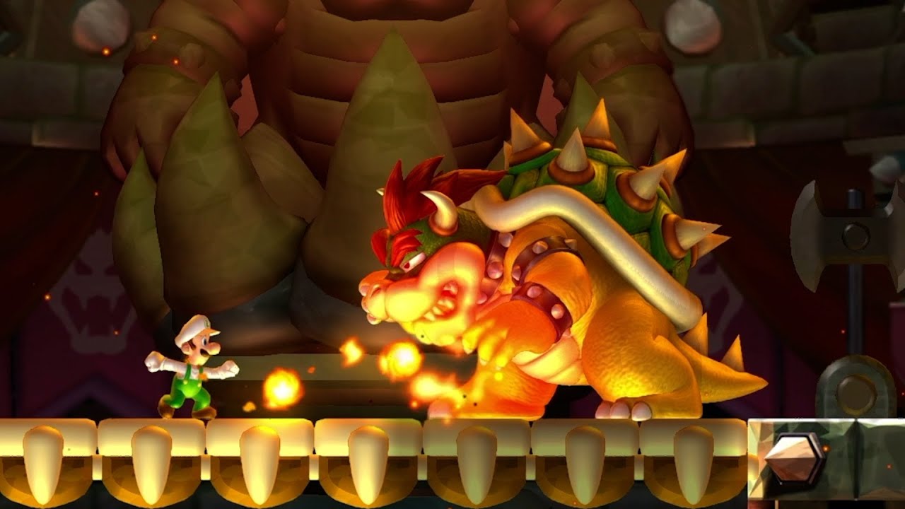 Finally Taking on Bowser! (New Super Mario Bros U Deluxe) (Part 8 ...