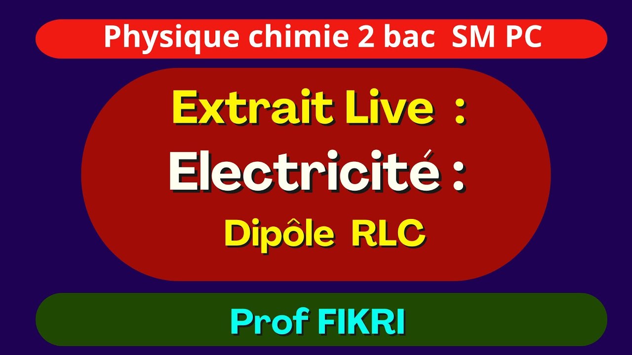 Extrait d'un live : dipôle RLC - YouTube