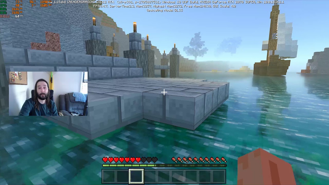 Minecraft RTX Beta official looks great!! on VS off compare. RTX 2070 ...