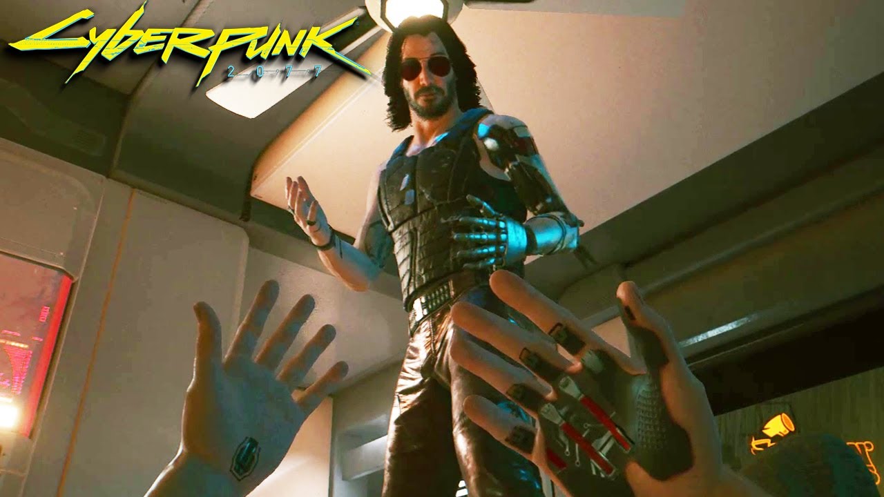 CYBERPUNK 2077 - V meets Johnny Silverhand - YouTube