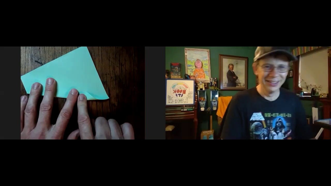 One Fold Origami Jabba the Puppett - YouTube