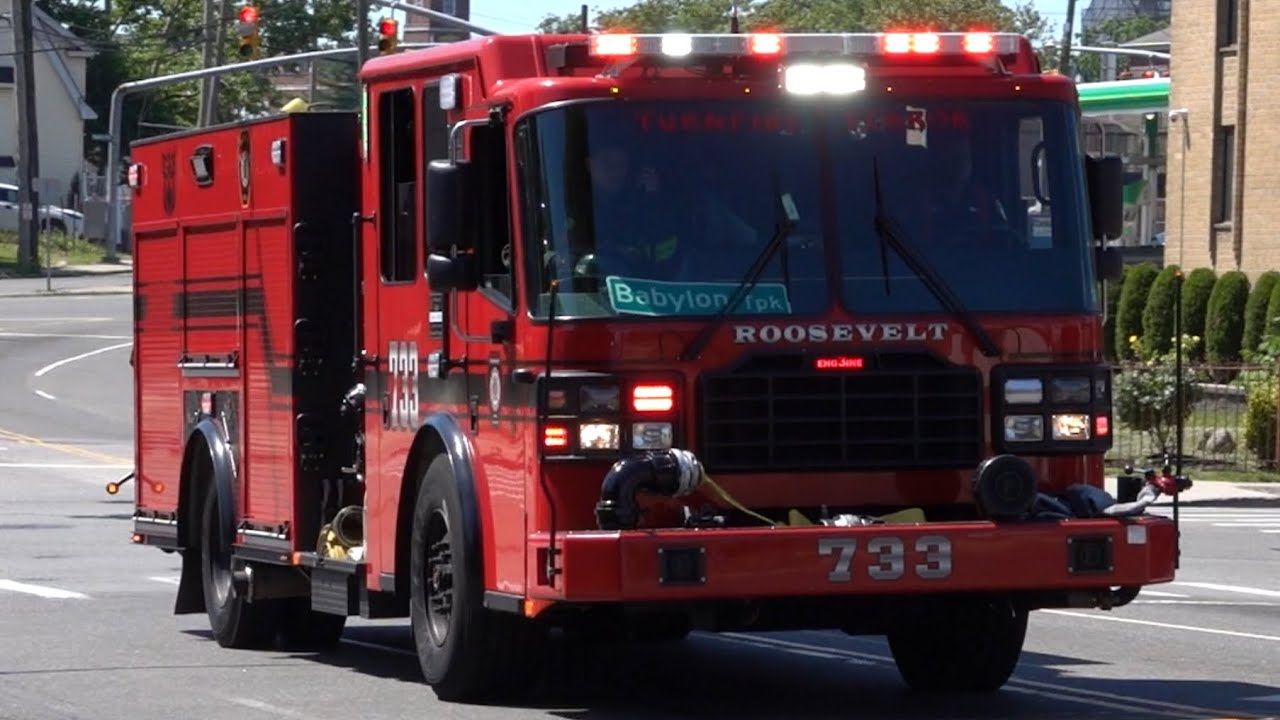 Roosevelt Fire Department Engine 733 & Chief Responding 6/15/24 - YouTube