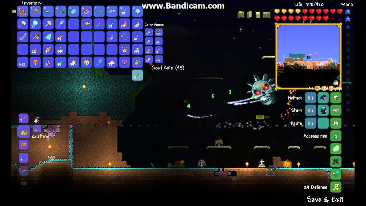 Terraria : Skeletron Prime (SUPER EASY WAY) (OLD) - YouTube