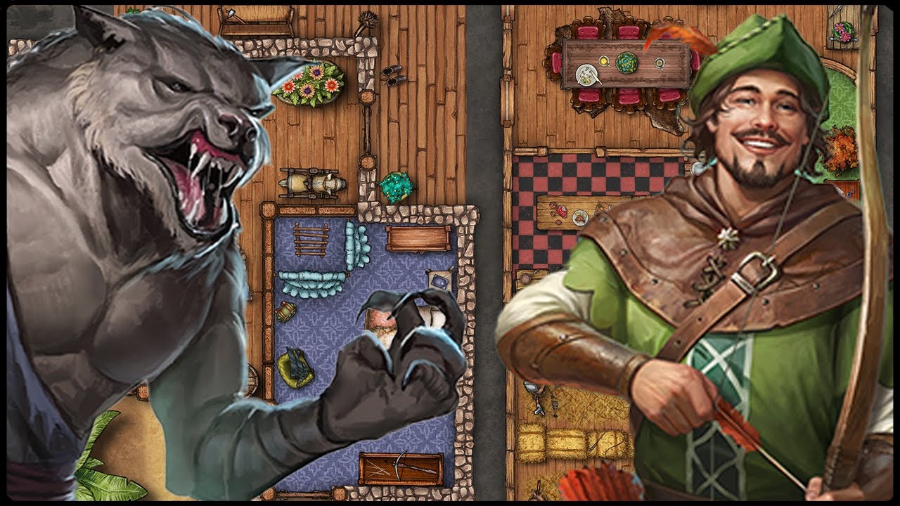 Creating a Werewolf vs Robbin Hood Thieves Guild DnD Quest - YouTube