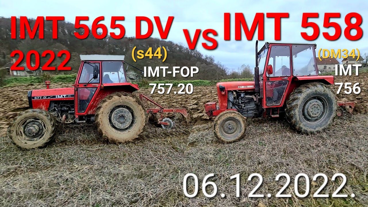 IMT 565 DV | IMT 577 DV & IMT 558 ORANJE 06.12.2022. | Ploughing 2022 ...