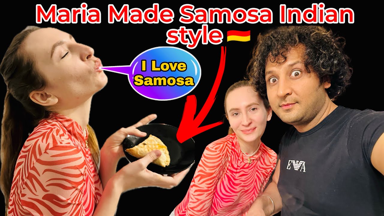 Ukrainian Girl Made Samosa And paratha Indian style in Germany 🇩🇪 | Aaj ...