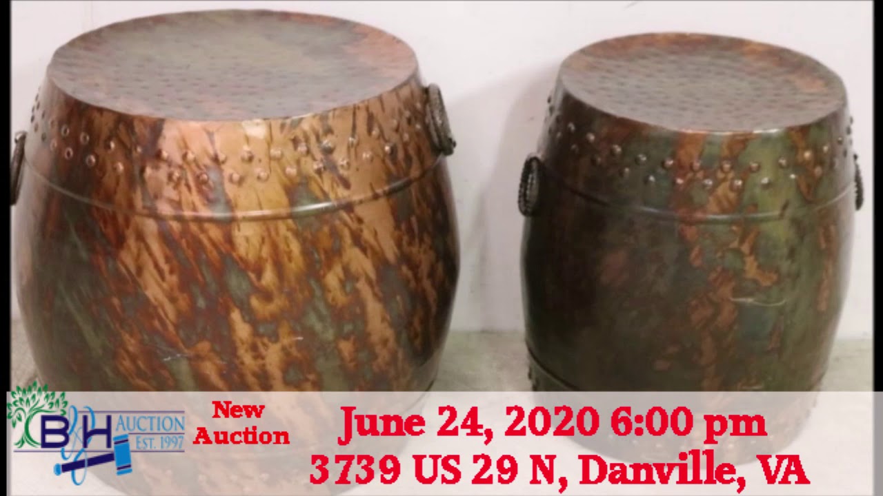 BH Antique Auction June 24, 2020 6 00 pm 3739 US 29 N, Danville, VA ...