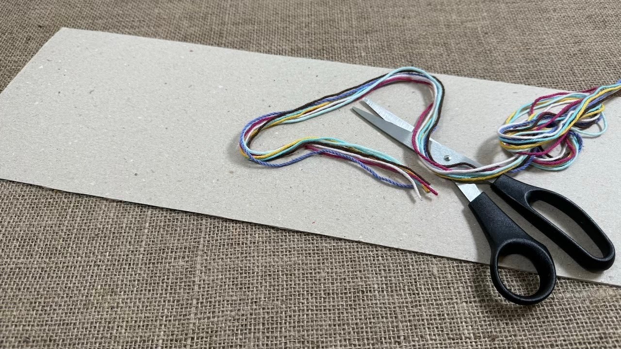 DIY | Make it Easily With Cardboard and Waste Threads and Buy it! - YouTube