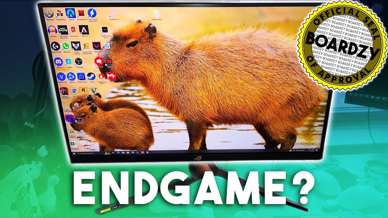 The ENDGAME Gaming Monitor- Asus PG27AQN Review - YouTube