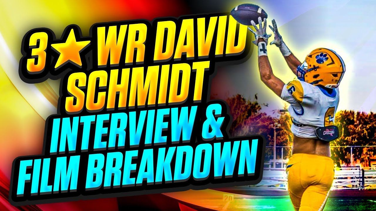 3⭐️WR David Schmidt Interview & Film Breakdown - YouTube