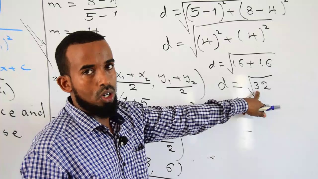 Form 2|maths|chapter 6|Coordinate Geometry|sh.ibrahim sh.Yusuf Ex-gacan ...