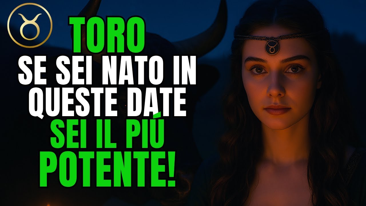 Toro: aprile o maggio? Il giorno in cui sei nato cambia tutto - YouTube