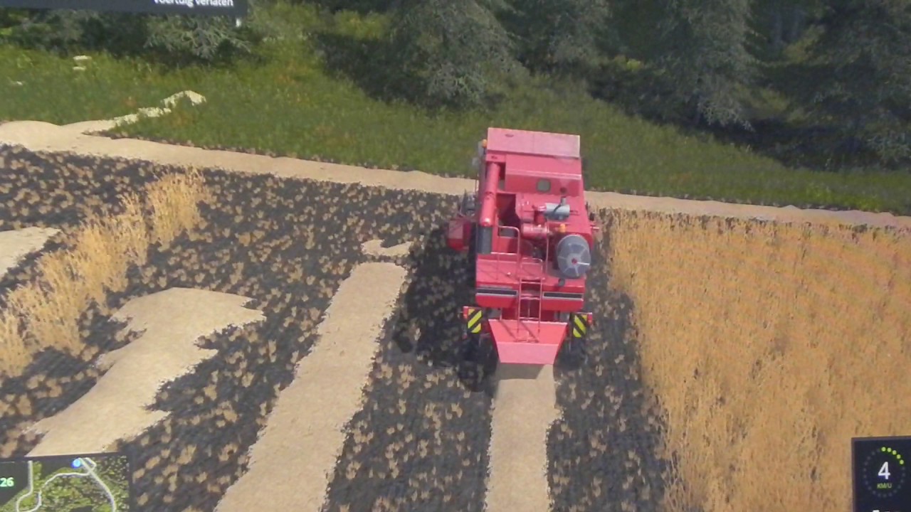 Farming simulator #1 eerste oogst - YouTube