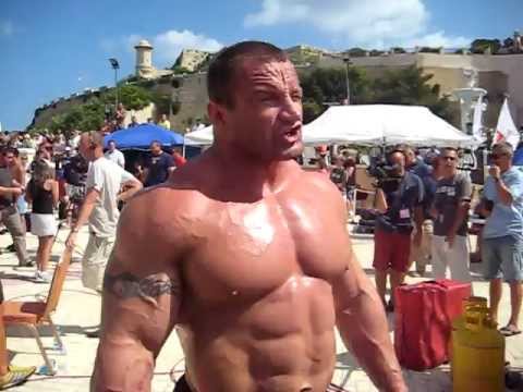 Mariusz Pudzianowski - Strong Man World Champion Competition Malta 2009 ...