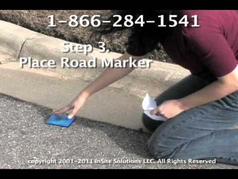 Installing Blue Road Reflectors (Fire Hydrant Markers) - YouTube