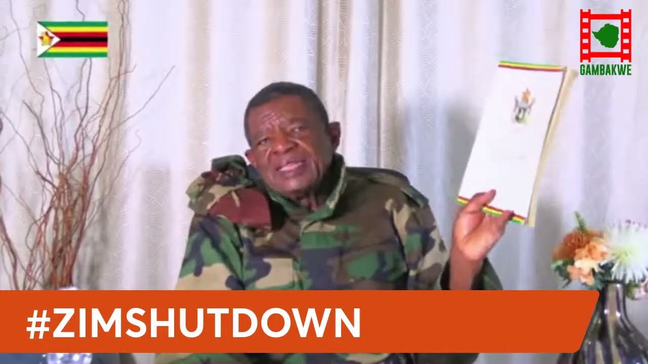 WATCH LIVE: BREAKING: Geza announces Zimbabwe Military deployment in ...