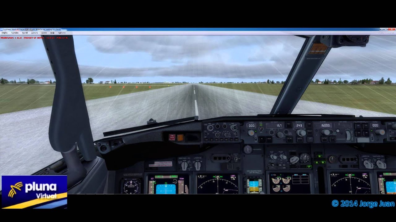 P3D v2.4 red TCAS lines in PFD fix - PMDG 737NGX - YouTube