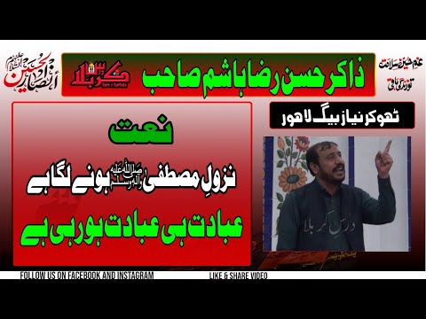 HASSAN RAZA HASHIM | NEW MAJLIS 2020 |NAAT E RASOOL saww | THOKAR NIAZ ...