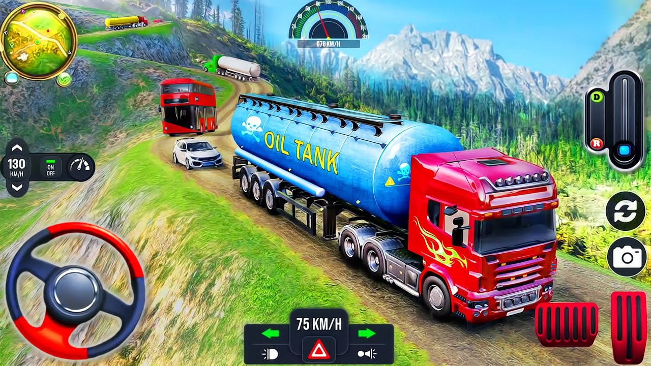Oil Tanker Truck Driving Simulator - Heavy Cargo Transporter Truck ...
