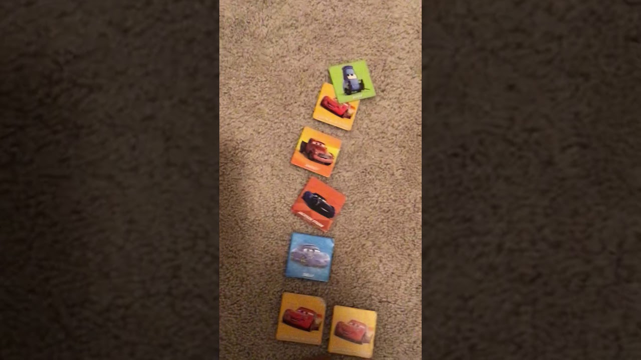 Disney Pixar Cars Matching Card Game - YouTube
