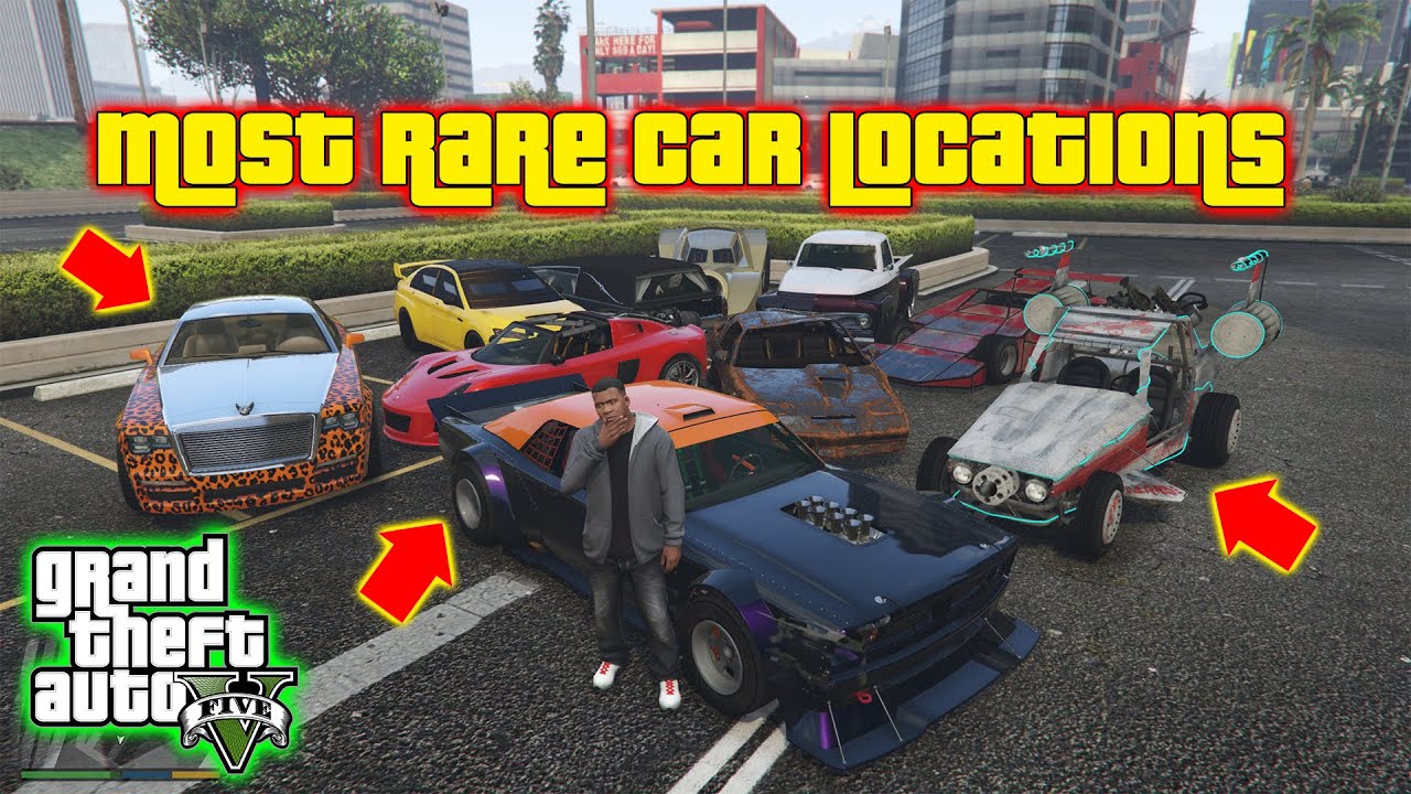 GTA V - Secret & Hidden and Most Rare Vehicle Locations (Story Mode ...