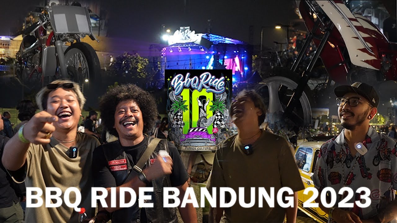 MAIN KE ACARA 10TH BBQ RIDE BANDUNG 2023 - YouTube