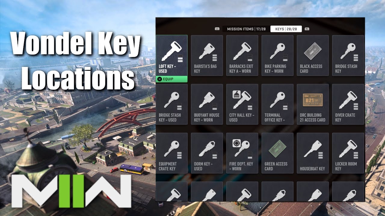 DMZ All Vondel Key Locations Loot Guide Updated YouTube