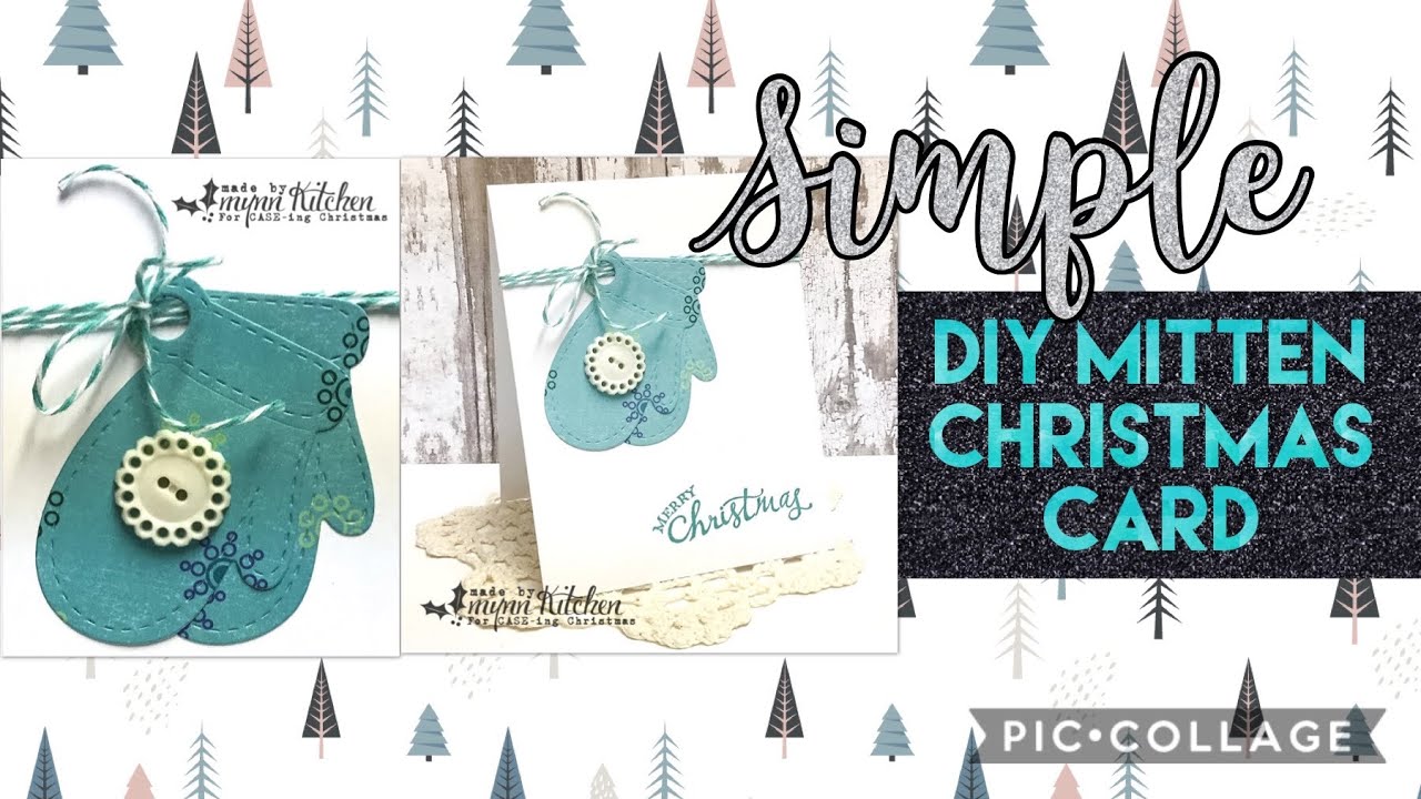 How To: Simple Mitten Card - YouTube