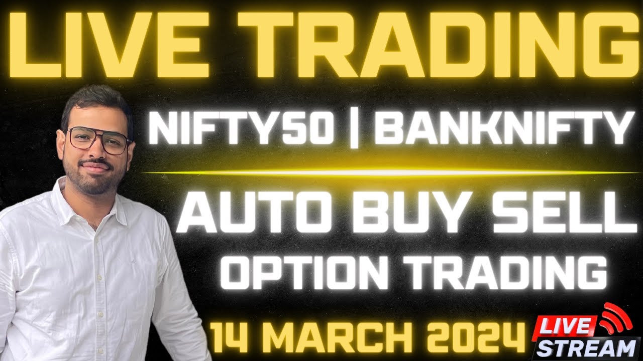 expiry day live trading nifty50 bnf | 14 march 2024 | hero zero trading ...