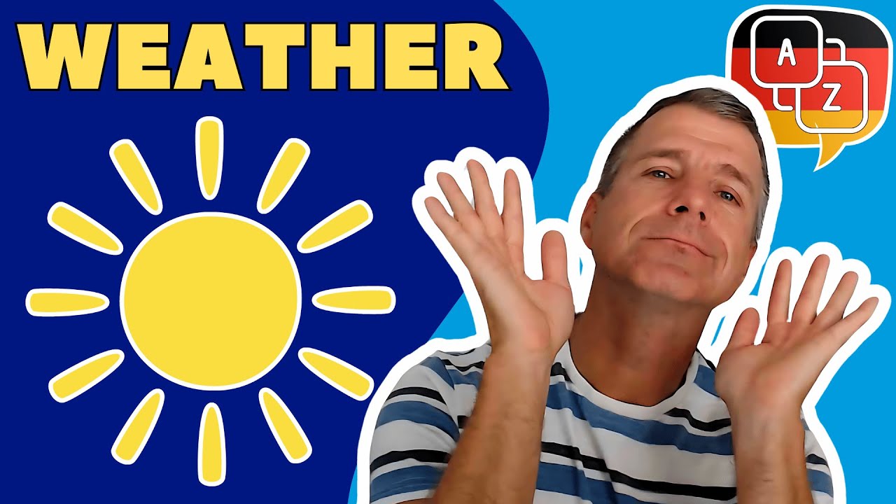 Speak About Weather in German Like a Native 🇩🇪 German Vocabulary (A1 ...