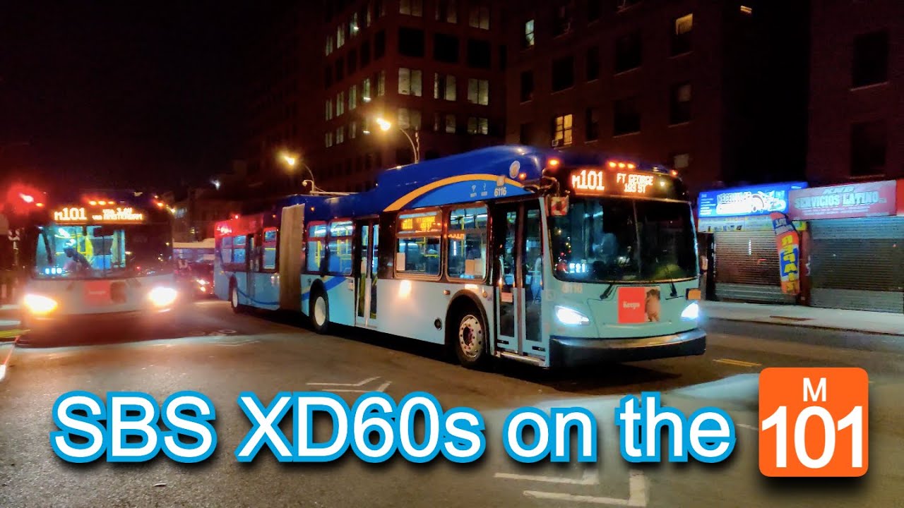 NYCT Bus: 2017 New Flyer XD60 6115 & 6116 (SBS Scheme) on the M101 ...