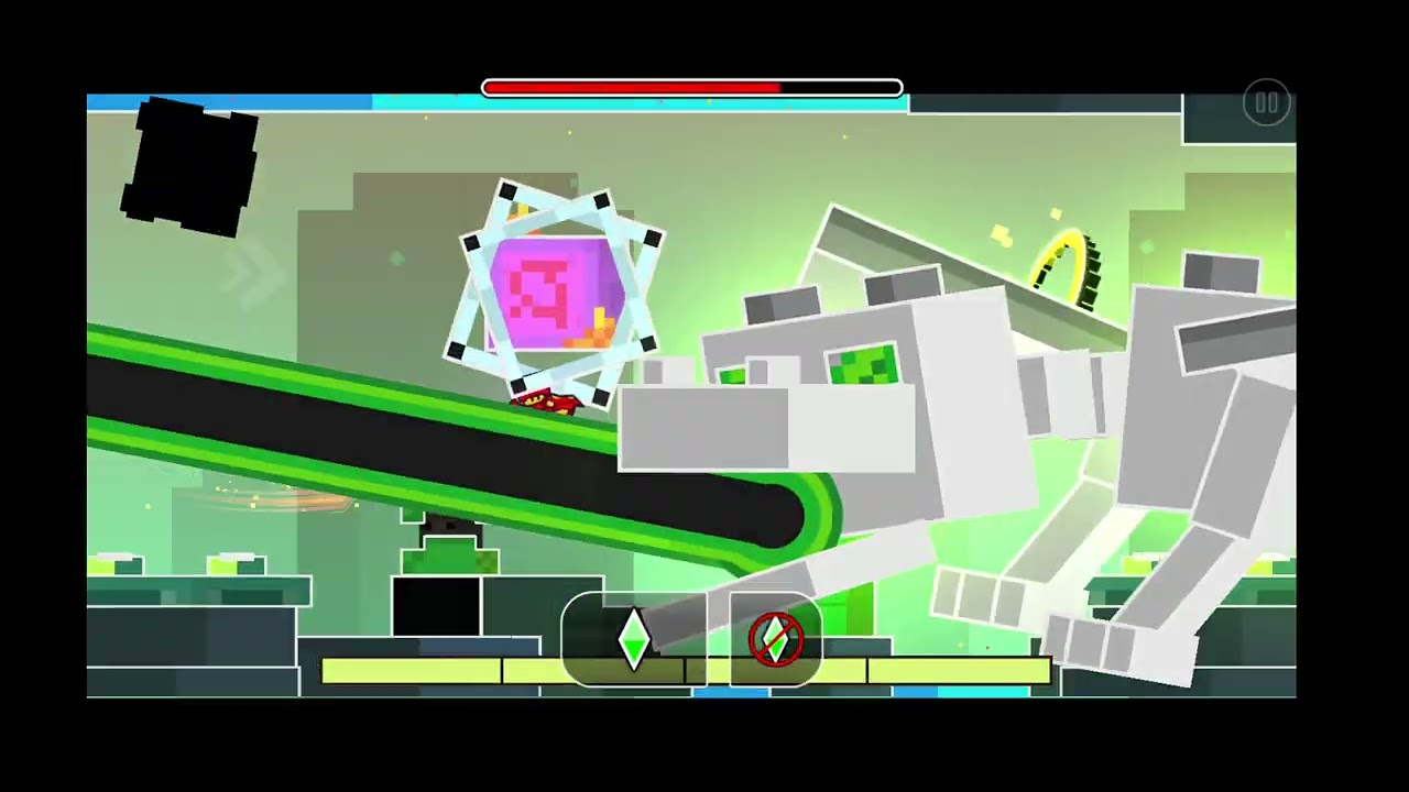 minecraft en geometry dash - YouTube