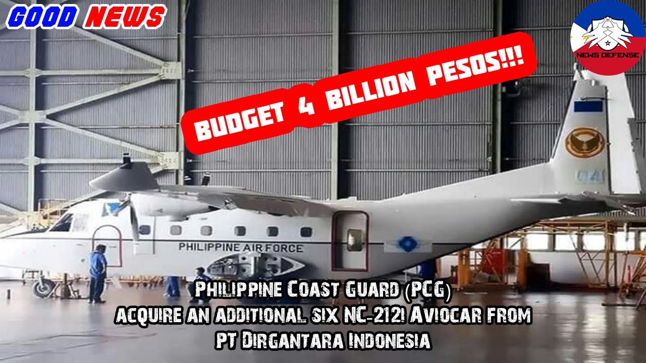 to replace the aging N-22 Philippine Coast Guard (PCG) has buying six ...