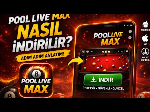 Pool live tour max nasıl indirilir baştan anlatım.!!