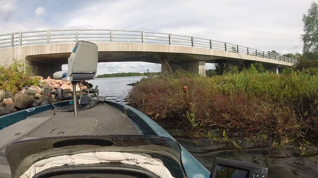 chippewa flowage bog/bridge - YouTube